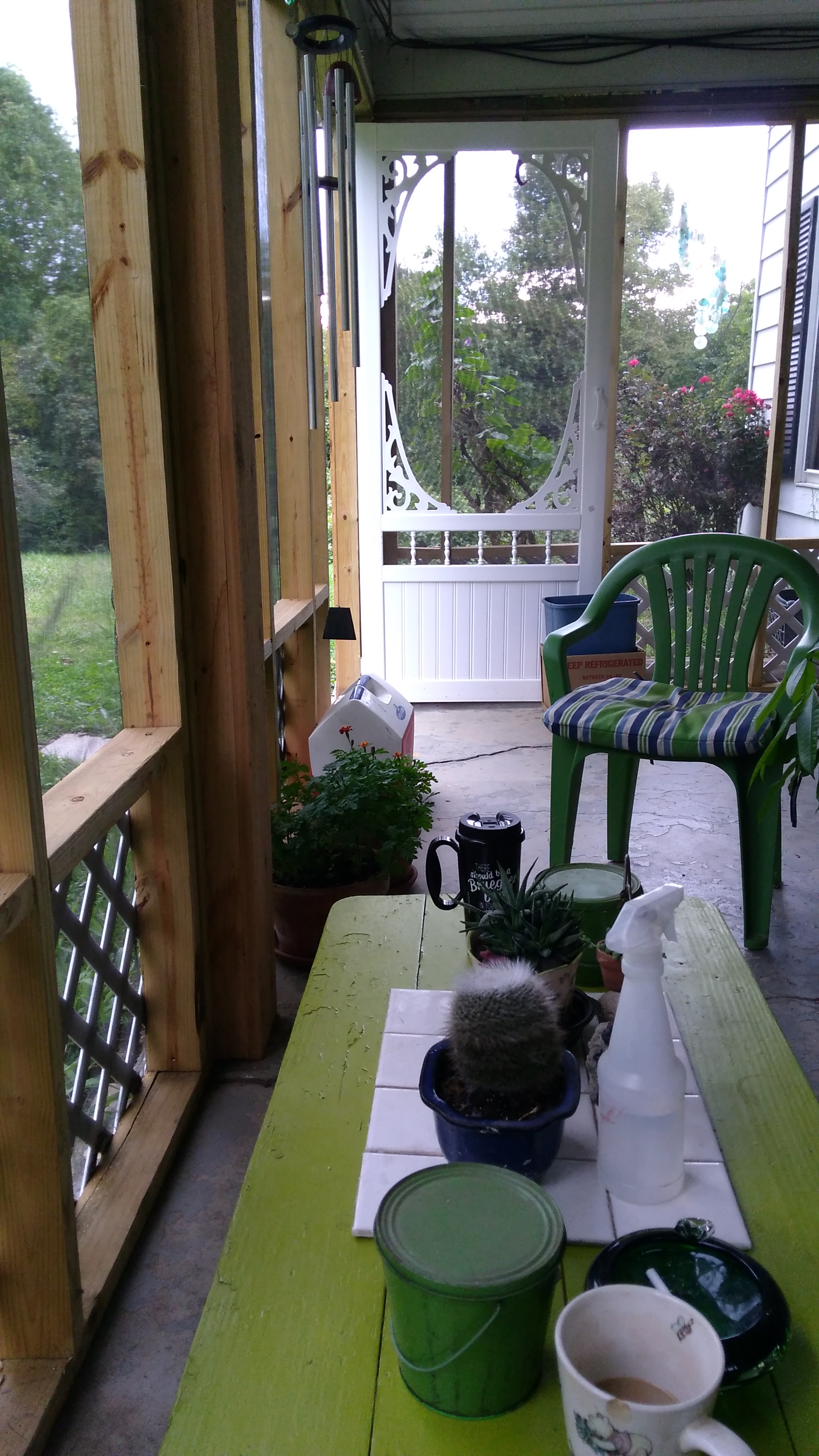 Porch is (almost) done! | Lucky Otters Haven
