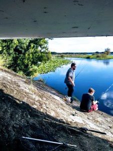 Fishing in a central Florida swamp. | Lucky Otters Haven